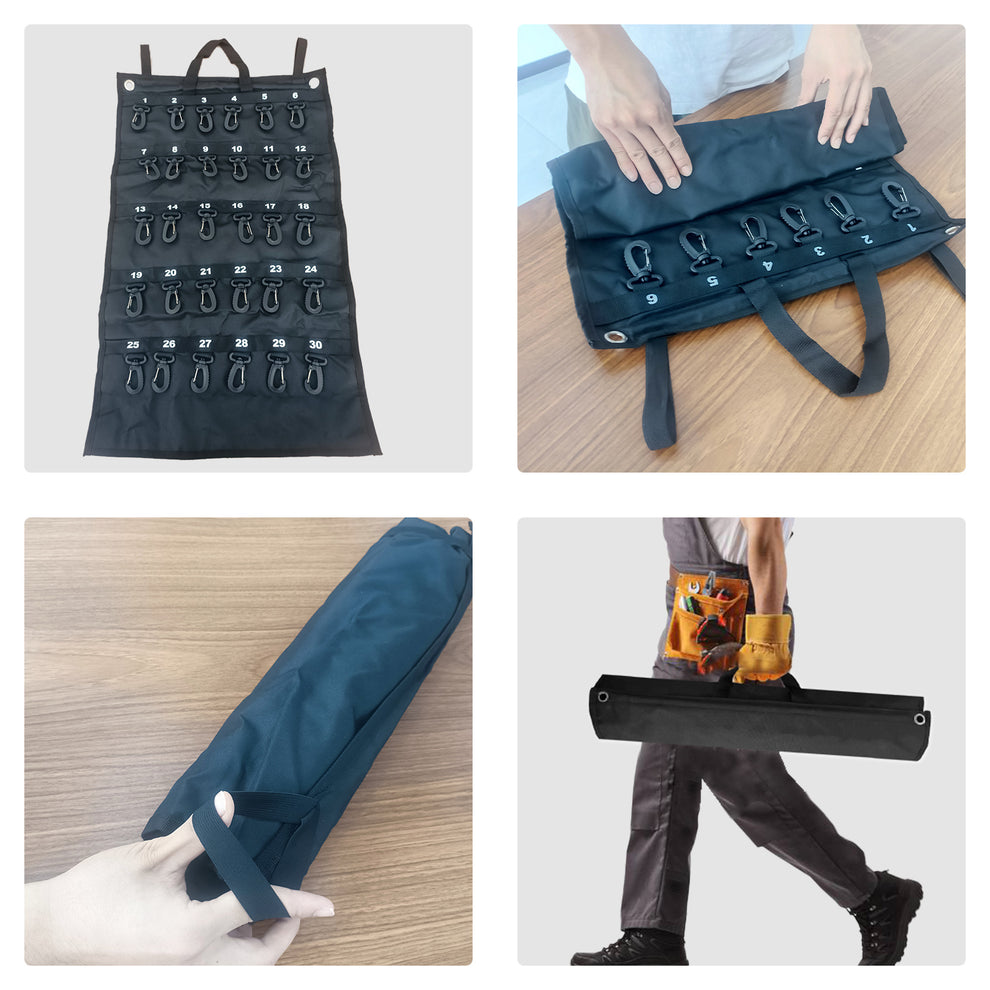 50 Hooks Rollable Key Case – Australia Cardealer-Direct