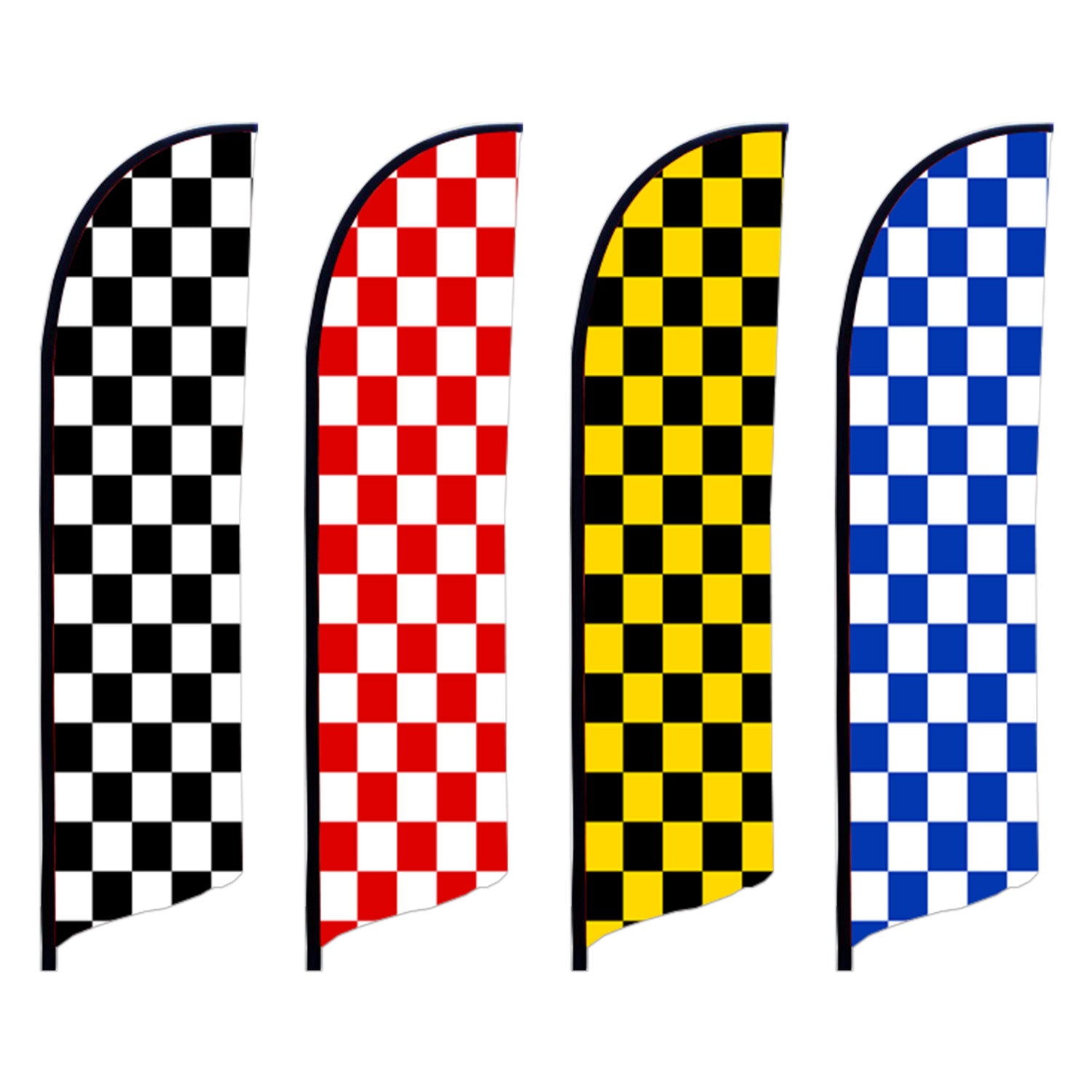 Outdoor Checkered Swooper Flag – Australia Cardealer-Direct