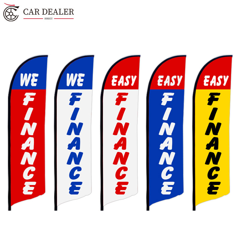 Finance Promotional Feather Flags Custom — Australia Cardealer-Direct