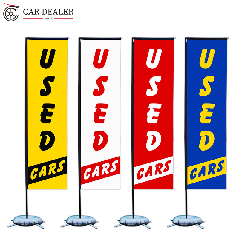 Car Dealership Showroom Lot Used Car Advertising Flag — Australia ...