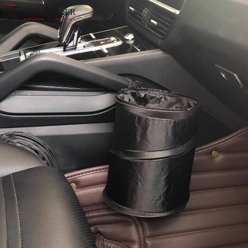 Vehicle Hanging Waste Bin Auto Collapsible Garbage Trash Can ...