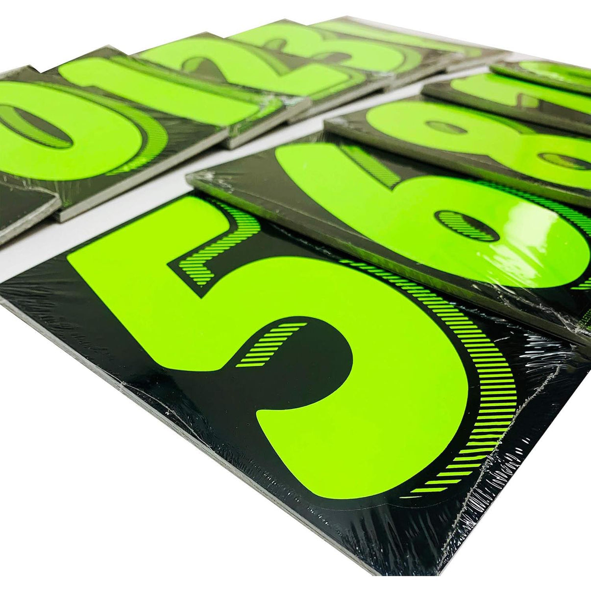 Chartreuse Vinyl Car Windshield Pricing Stickers Number Decals ...