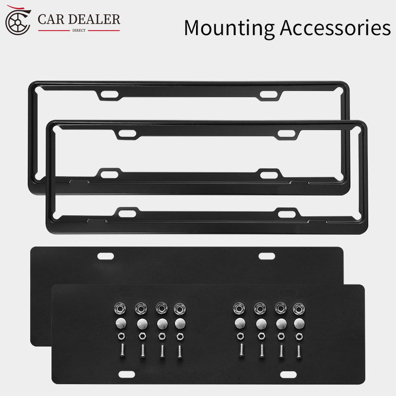 Custom Number Bracket Black Front License Plate Frames — Australia ...