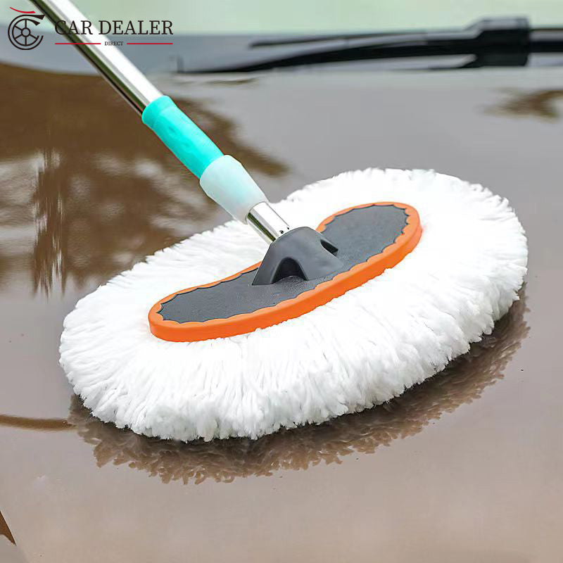 Soft Bristle Long Handle Wash Broom Extendable Car Wash Brush ...