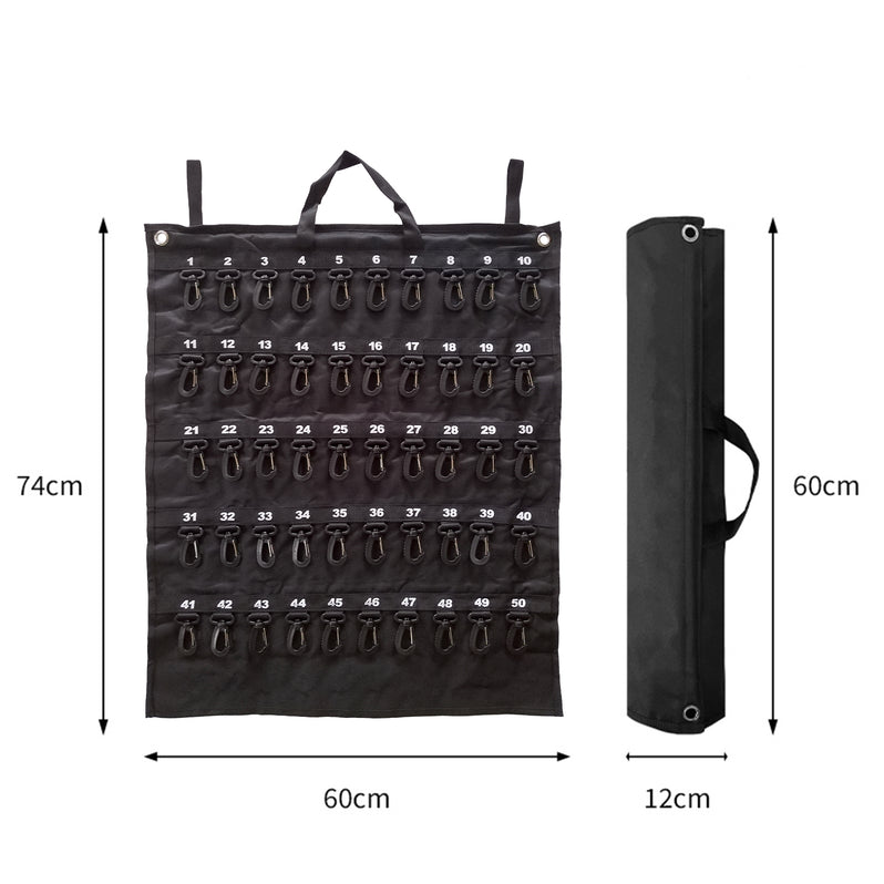 50 Hooks Rollable Key Case — Australia Cardealer-Direct