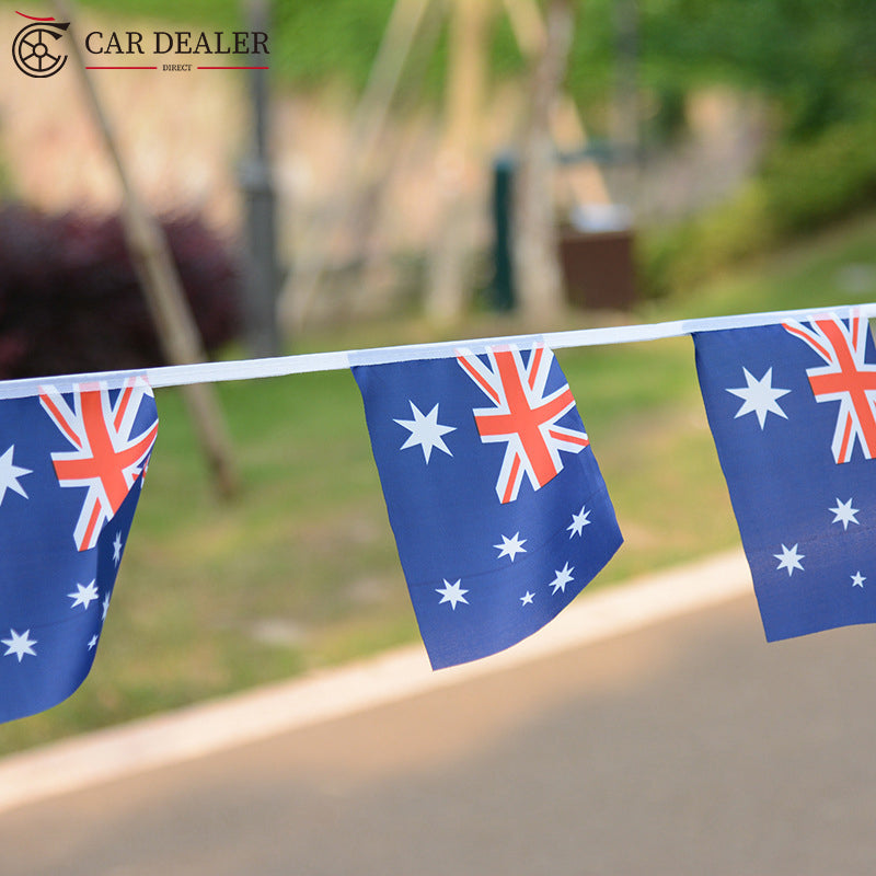 Custom Car Dealer Outdoor Pennant Countries String Banner Flags ...