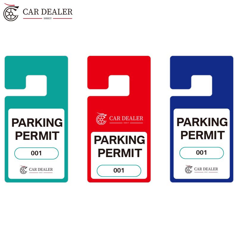 Custom Printed Parking Rear View Mirror Hangers Tags – Australia ...