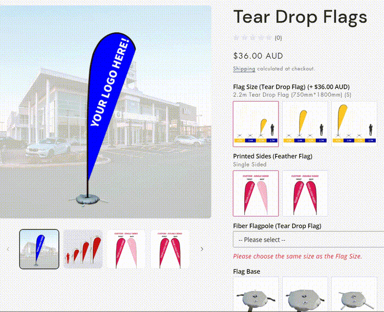 Custom Flags – Australia Cardealer-Direct