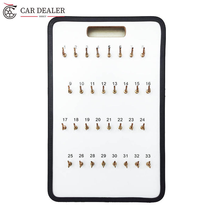 32 Hooks Wooden Car Key Hook Board — Australia Cardealer-Direct