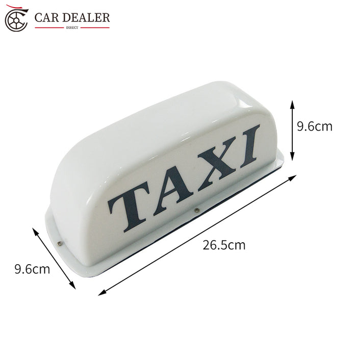 Yellow Roof Top Taxi Service Cab Sign — Australia Cardealer-Direct