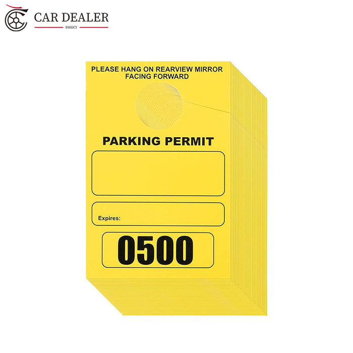 Custom Car Parking Pass Tags For Rear View Mirror — Australia Cardealer ...