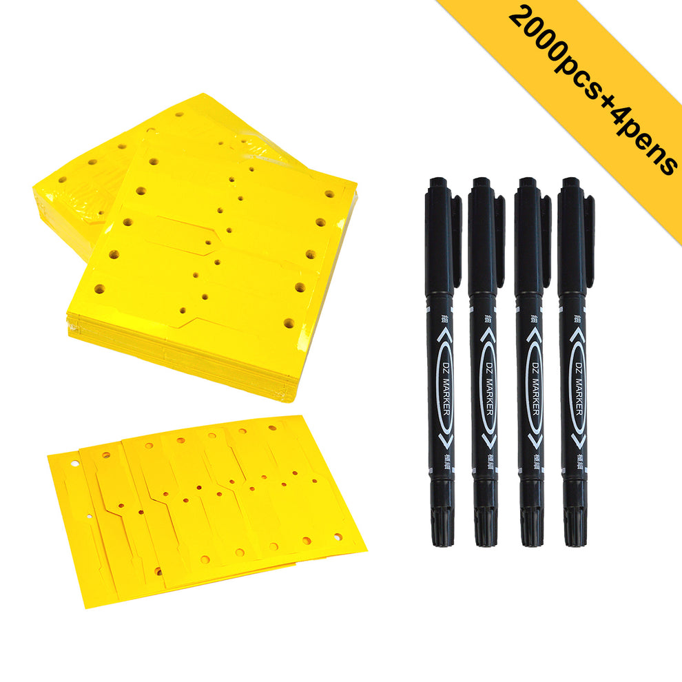 Custom Automotive Yellow Plastic Key Identification Tags – Australia ...