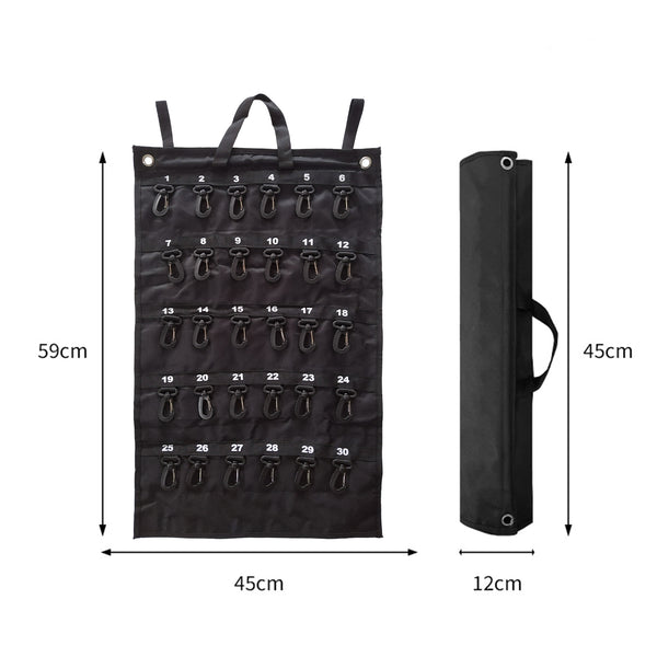 30 Hooks Rollable Key Case – Australia Cardealer-Direct