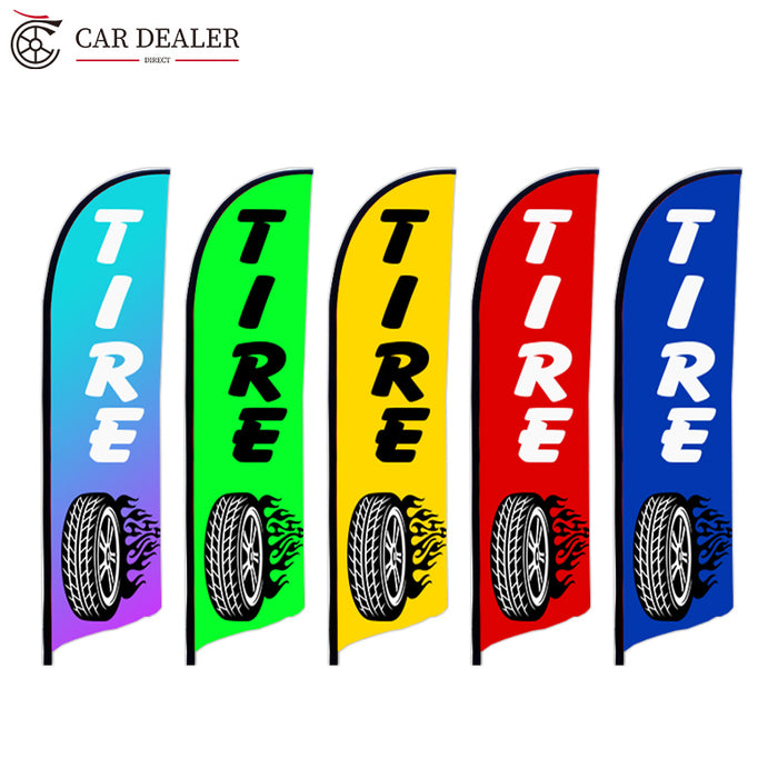 Auto Tire Sale Feather Advertising Flags — Australia Cardealer-Direct