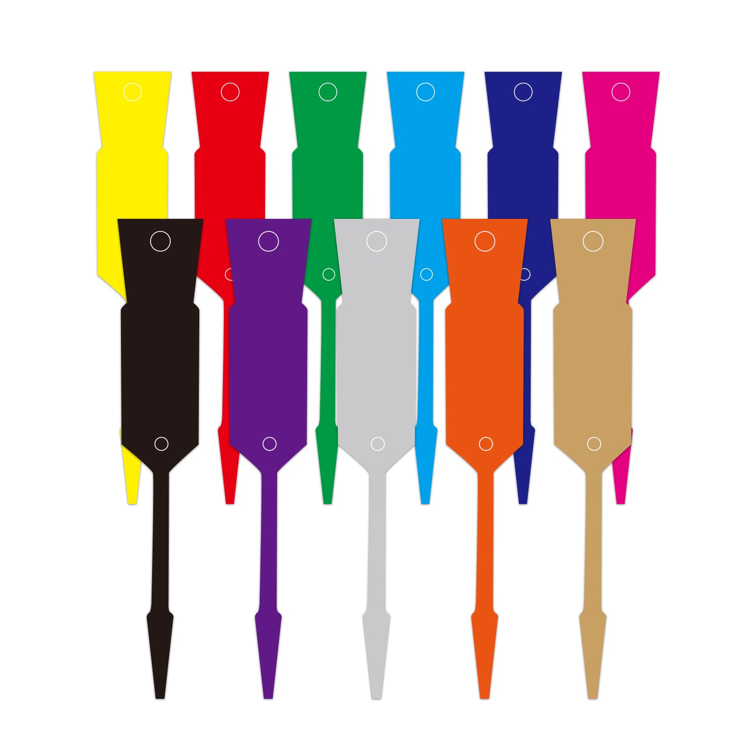 Custom Automotive Yellow Plastic Key Identification Tags – Australia ...