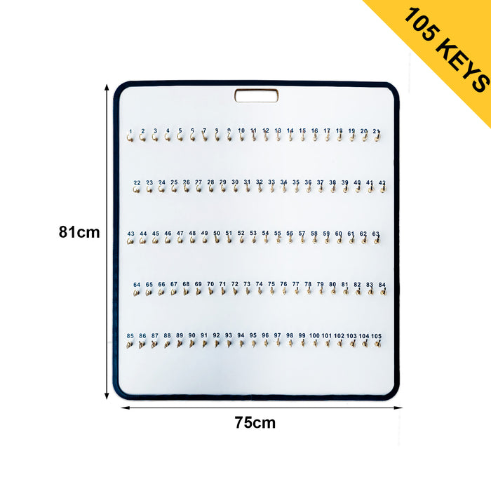 105 Hooks Wooden Car Key Hook Board — Australia Cardealer-Direct